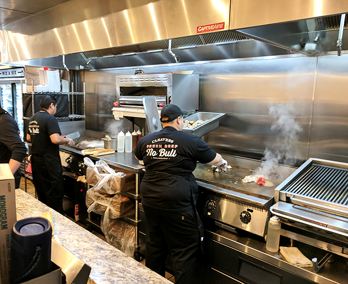 Behind the scenes where the magic &ndash; and the meat &ndash; happens.