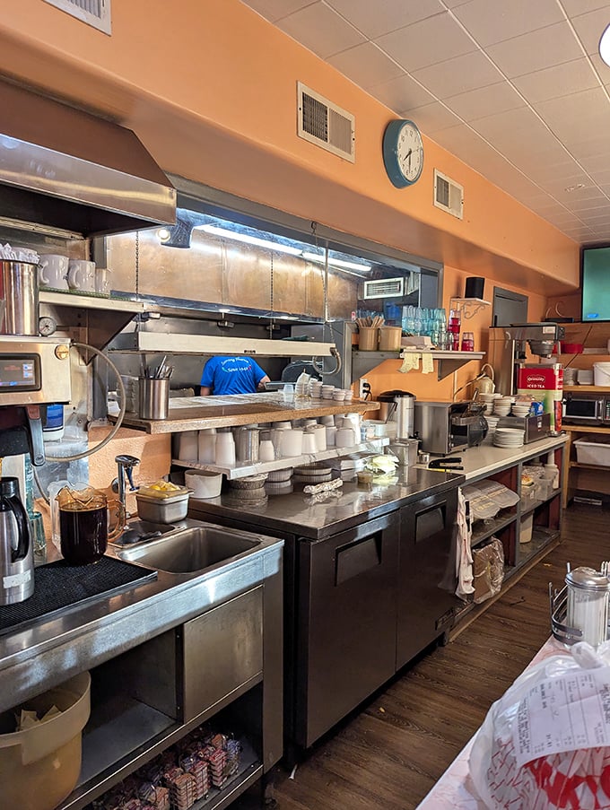 This kitchen has produced more happiness than most therapists. The organized chaos speaks the universal language of "something delicious is coming."