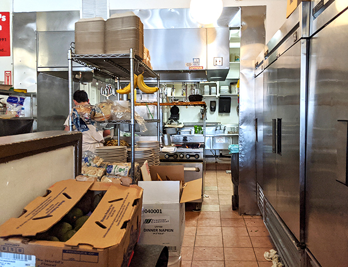 Behind every great breakfast is a kitchen that looks like this&mdash;organized chaos where magic happens between stainless steel and sizzling grills.