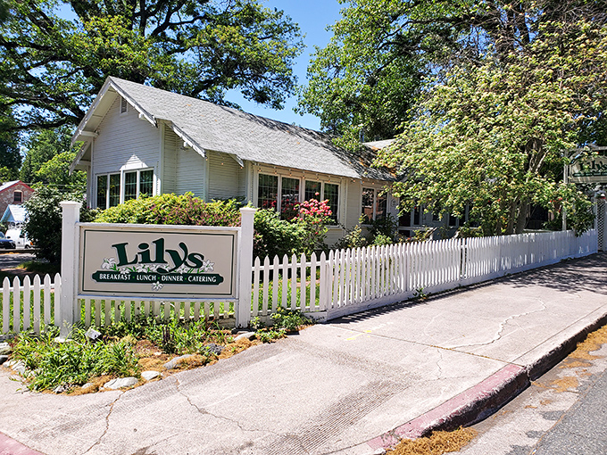 Lily's Restaurant, where the white picket fence promises comfort food that grandma would approve of&mdash;if grandma were a gourmet chef.