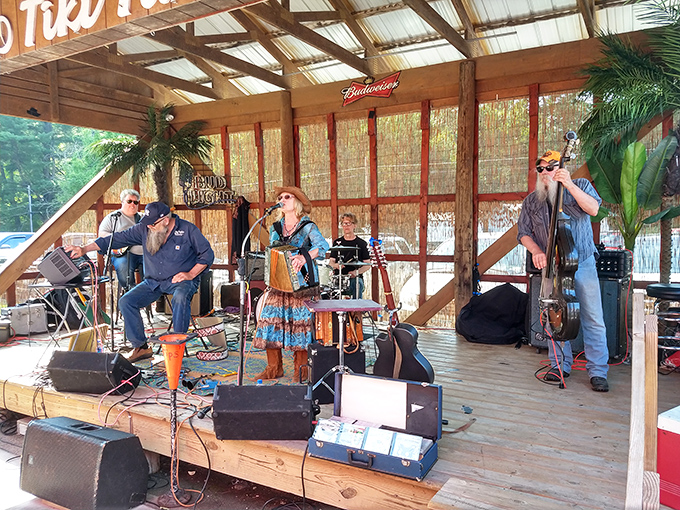 Live music on the deck&mdash;where local bands provide the soundtrack to summer evenings and the only thing more satisfying than the tunes is the menu.