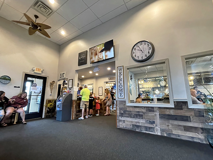 The entrance says "come as you are" &ndash; pajamas acceptable, appetites required.