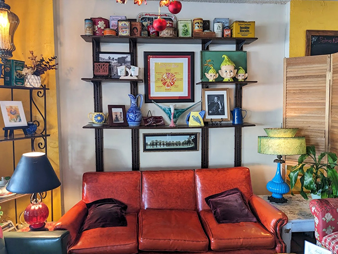 A cozy corner that feels like your eccentric aunt's living room, if your aunt had impeccable taste and served incredible Italian food.