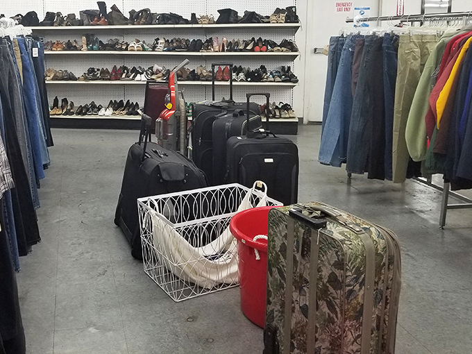 Luggage with tales to tell, waiting for new journeys. These bags have seen destinations unknown and stand ready for your next adventure.