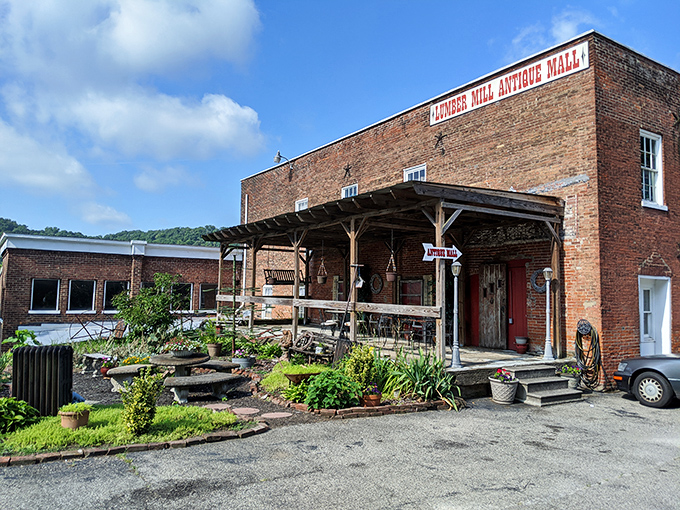 Lumber Mill Antique Mall looks like the kind of place where you walk in for "just a minute" and emerge three hours later with treasures you never knew you needed.