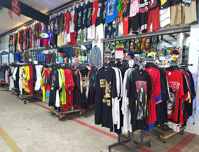 T-shirt alley&mdash;where graphic tees tell stories, make statements, and occasionally raise eyebrows, all for less than a fancy coffee.