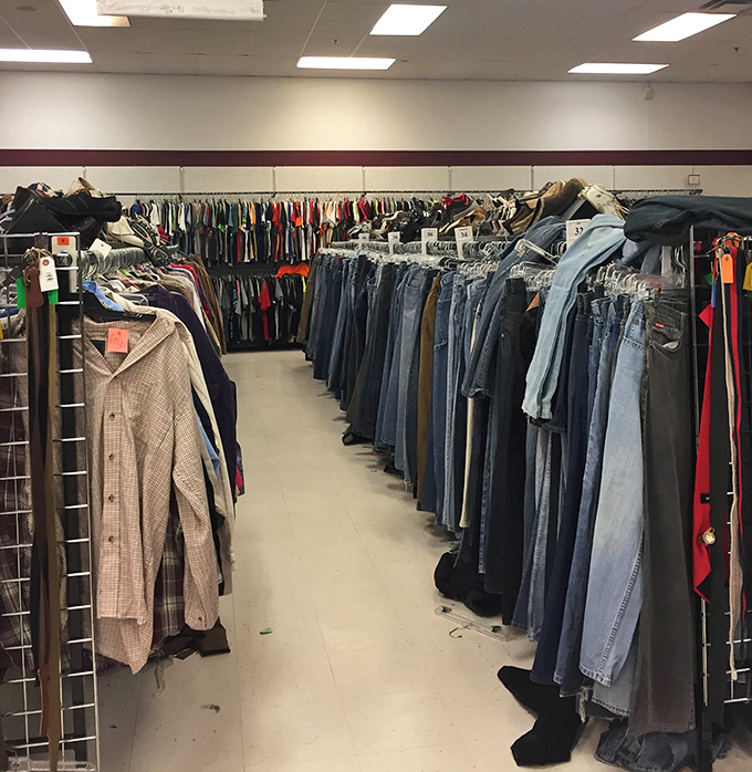 The denim district stretches as far as the eye can see. Finding the perfect pair is like striking oil in your own backyard.