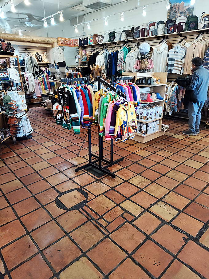 The gift shop &ndash; where you can take home everything except the chef. T-shirts prove you survived all 101 omelets (or at least attempted).