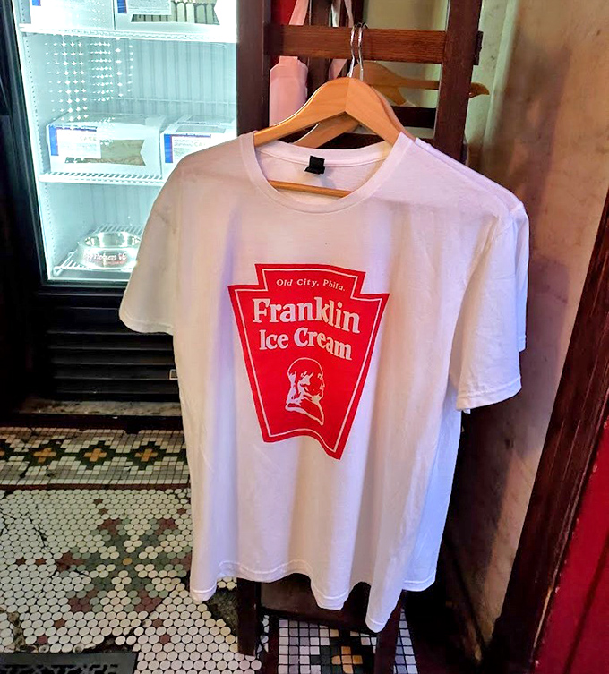 The ultimate Philadelphia souvenir that's better than any Liberty Bell replica. Wear this t-shirt and instantly become an ice cream influencer.