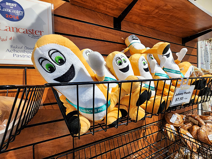The Long John mascots aren't just cute—they're plush ambassadors of deliciousness, waiting to be adopted by donut-loving homes everywhere.