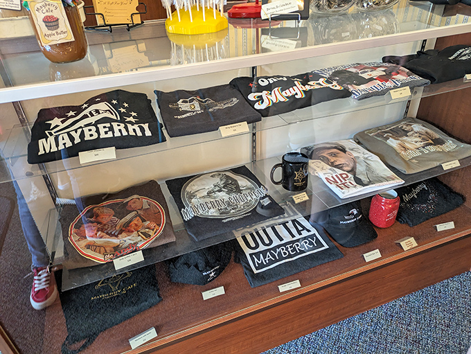 Can't take Mayberry home? Actually, you can&mdash;t-shirts, mugs, and memorabilia let you bring a piece of this nostalgic haven back to your own hometown.