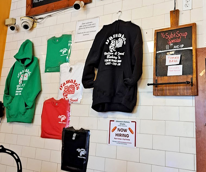 Wear your carb loyalty on your sleeve. D'Amato's merchandise lets fans show their allegiance to proper Italian bread beyond the bakery walls.