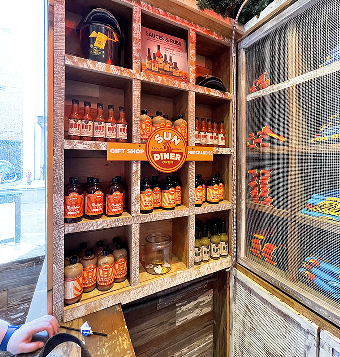 Take home a taste of Sun Diner with their signature hot sauces &ndash; souvenirs that keep the flavor tour going.