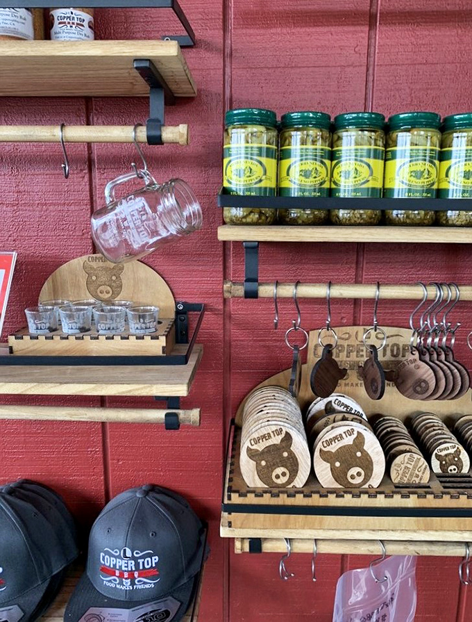 Merchandise that lets you take home a piece of Copper Top &ndash; because sometimes a souvenir t-shirt is the next best thing to smuggling out a smoker.