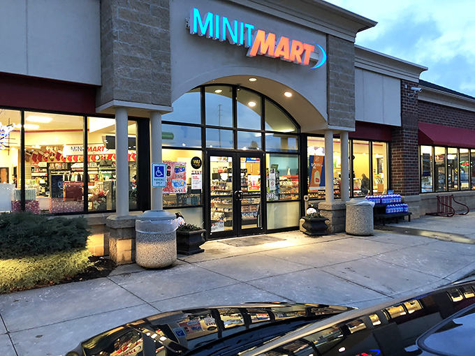 The humble Minit Mart glows like a beacon for late-night snackers. Every small town needs its 24-hour oasis of convenience.