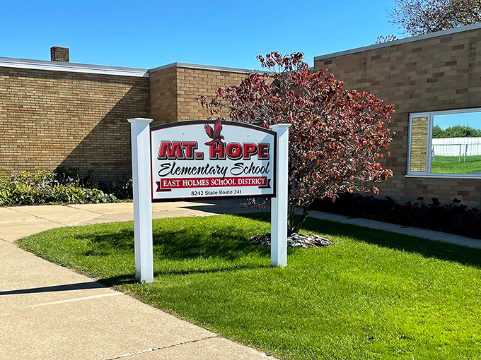 Mt. Hope Elementary: where one-room schoolhouses still teach life's important lessons.