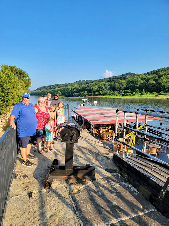 The Muskingum River offers recreation and serenity, where families create memories on boats that cost less than one month's rent in Miami.
