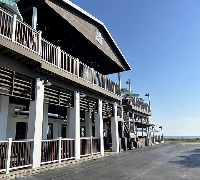Oceanside Beach Bar & Grill exemplifies Flagler's laid-back dining scene, where fresh seafood tastes better with an ocean view.