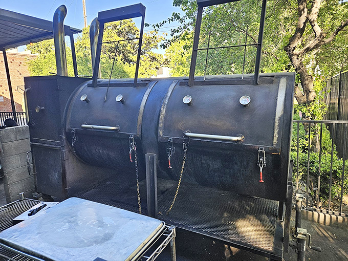 This isn't just a smoker&mdash;it's the beating heart of Tank House, where meat transforms from ordinary to extraordinary through time, smoke, and expertise.