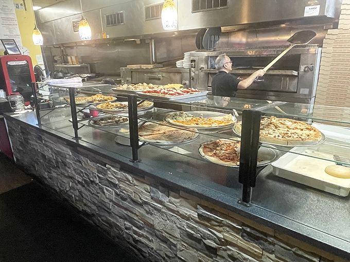 Behind the counter magic: where dough becomes art and hungry customers become happy ones.