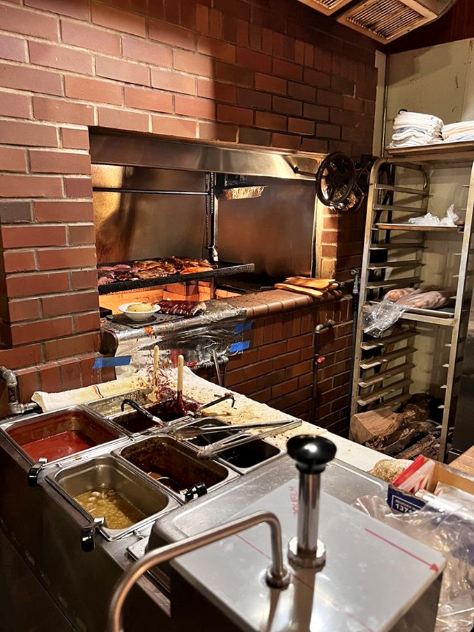 The brick-lined grill isn't for show&mdash;it's a battle-tested veteran that's responsible for thousands of "mmm" moments across San Jose.