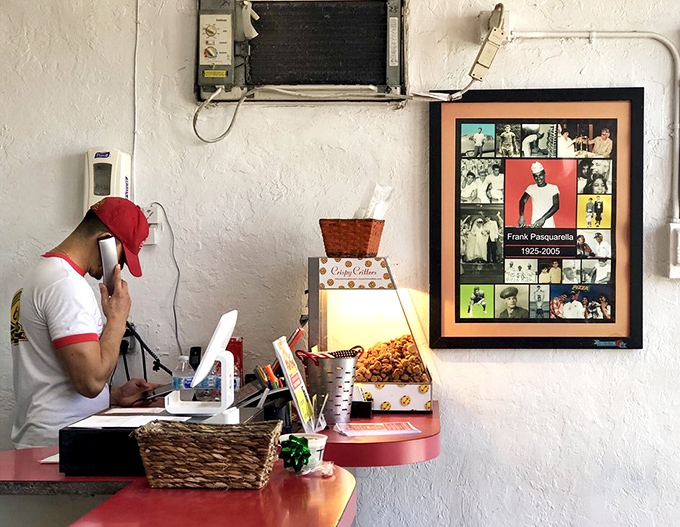 Orders are taken with efficient Miami warmth &ndash; no pretension, just the promise of square pizza nirvana coming your way momentarily.