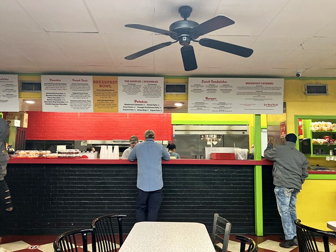 The order counter &ndash; where breakfast dreams are spoken into existence and carried out with Southern efficiency.