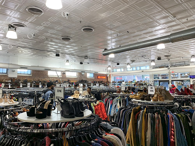 The spacious interior reveals shopping paradise where treasure hunters can roam freely without claustrophobic retail nightmares.