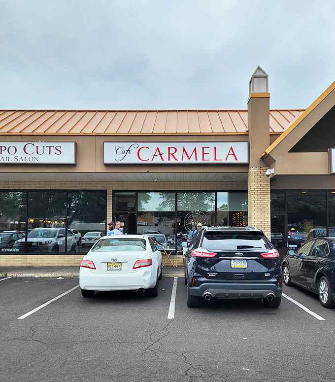 The unassuming strip mall location is proof that culinary treasures often hide in plain sight. The best adventures begin in unexpected places.