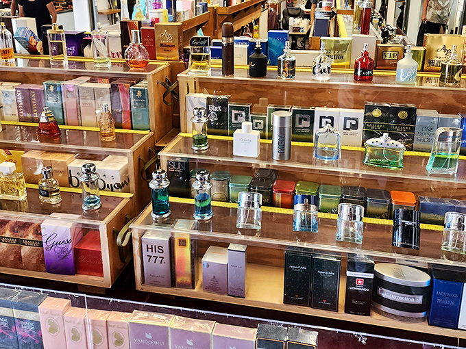 Fragrance alley offers scents for every personality&mdash;whether you're feeling like "mysterious stranger" or "just stepped out of a citrus grove."