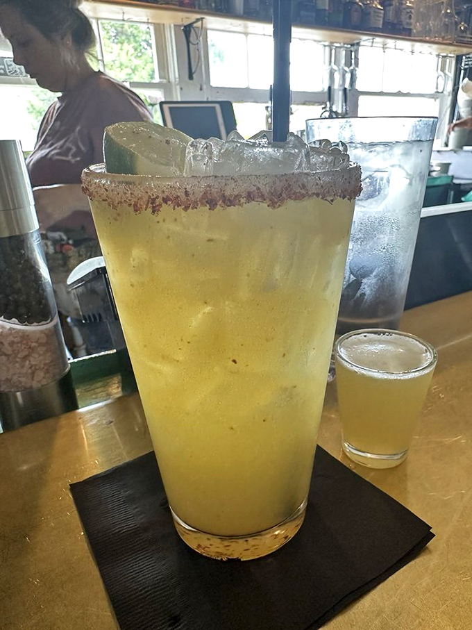 Sunshine in a glass with a spicy attitude. This zesty pineapple concoction proves that breakfast beverages deserve just as much attention as the food.