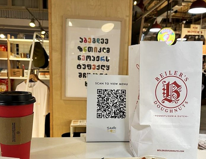 Modern meets tradition: scan the QR code for the menu, but the flavors remain timeless connections to Pennsylvania's Dutch heritage.