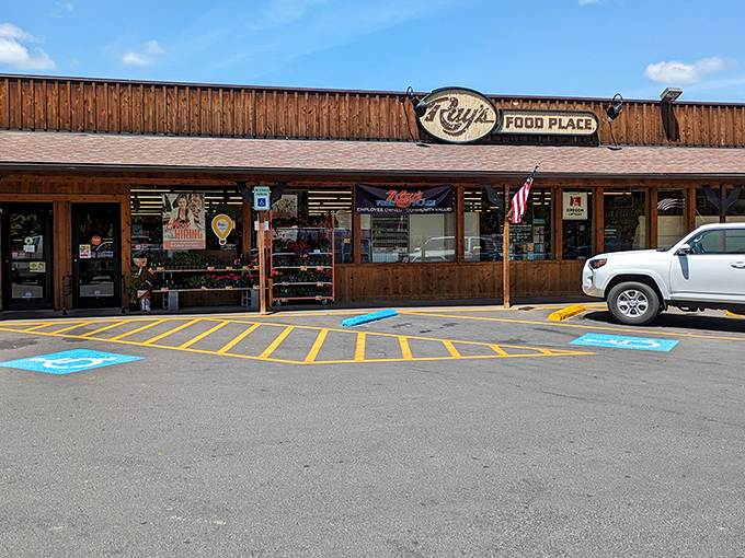 Ray's Food Place might look unassuming, but it's where locals grab essentials and visitors overhear the genuine gossip that makes small towns tick.