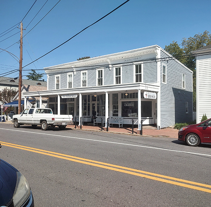 The Scottish Highland Creamery serves scoops of happiness from a blue clapboard building that looks like it was plucked from a New England postcard.