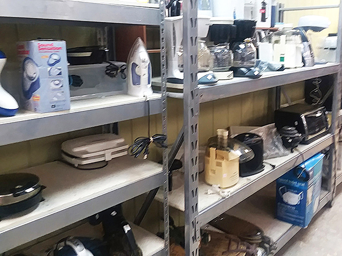 Small appliances standing at attention &ndash; some barely used, others veterans of countless morning coffee campaigns.