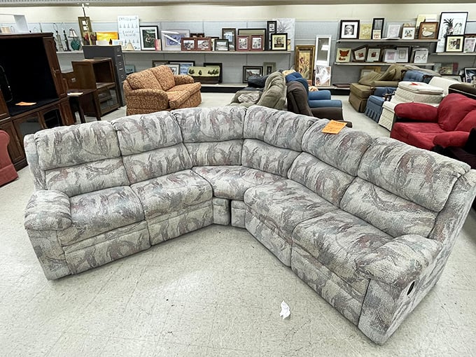 That sectional sofa has seen things, my friend&mdash;and for the right price, it's willing to see whatever happens in your living room next. 