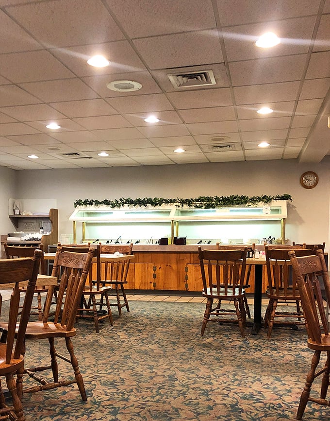 The salad bar awaits its moment to shine. In a world of complexity, there's something noble about building your own plate of vegetables. 