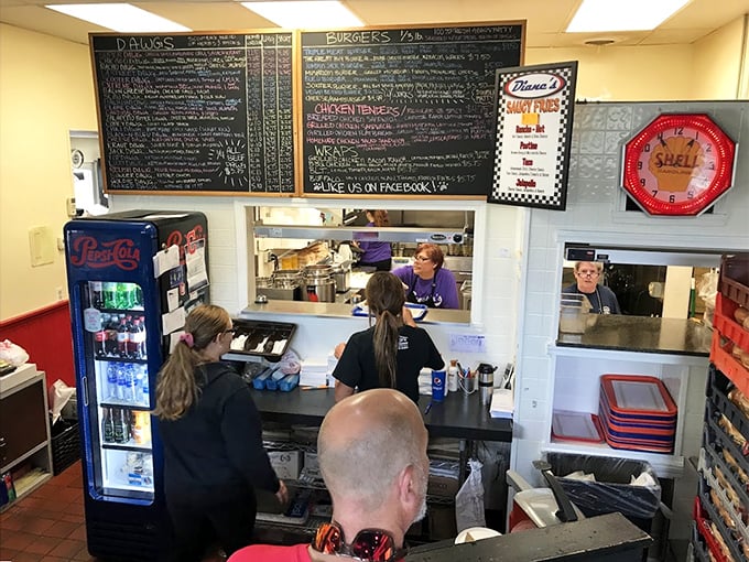 Where the magic happens&mdash;staff ready to transform simple ingredients into memory-making meals behind the counter.
