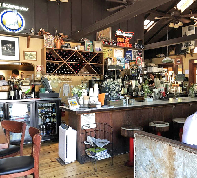 Where coffee meets conversation: this counter has probably witnessed more deals, breakups, and friendships than most therapists' offices.