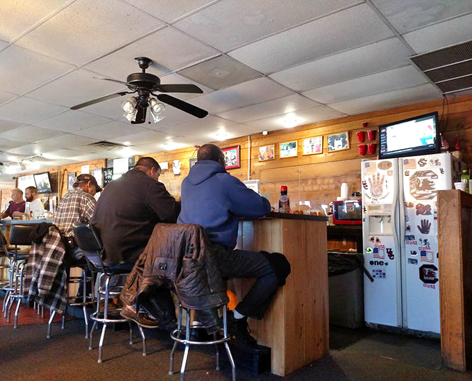 The heart of the operation—where friendly faces greet regulars by name and newcomers quickly feel like they've been coming for years.