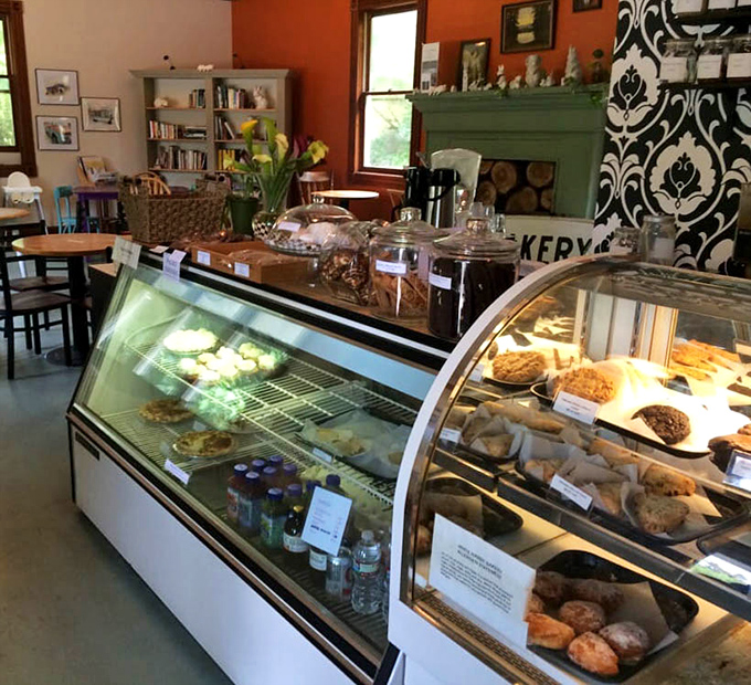 A pastry case that should come with a warning label: "Caution: May cause spontaneous happiness and the immediate need to text friends about your discovery."