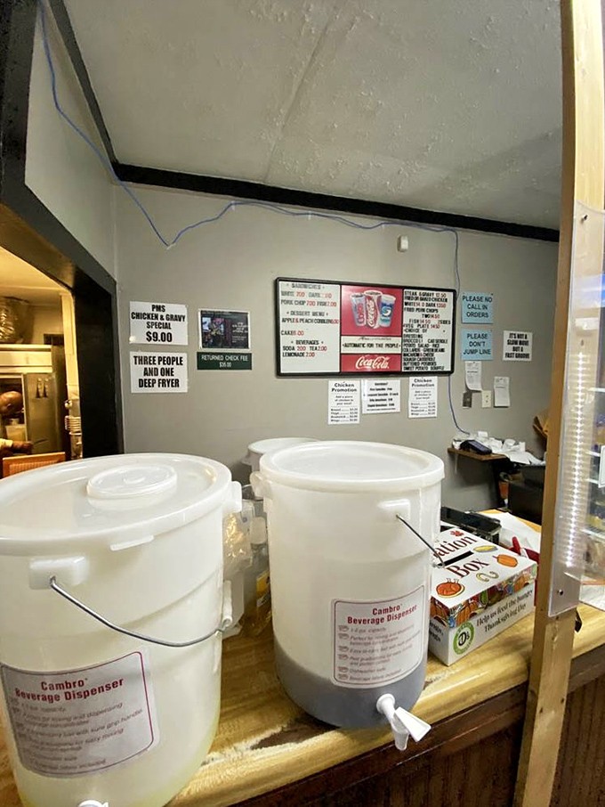 Sweet tea on tap and menus on the wall &ndash; the essentials of Southern hospitality in their purest form.