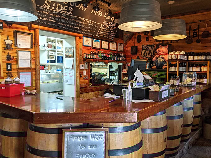 The command center of culinary delight. Where orders are placed, anticipation builds, and barbecue dreams come true.