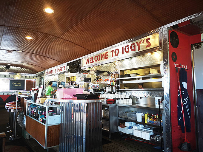 The open kitchen design isn't trendy here&mdash;it's tradition, where you can watch your breakfast transform from ingredients to masterpiece.