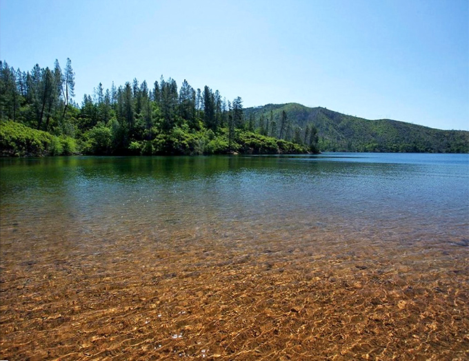 Crystal-clear waters that make you wonder why anyone swims in chlorinated pools anymore.