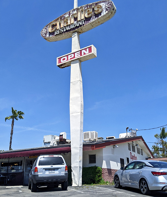 That sign isn't just advertising&mdash;it's a beacon of hope for the hungry. "OPEN" might be the most beautiful four-letter word in existence.