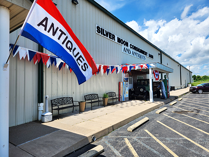 Silver Moon Antique Barn stands ready for exploration, where yesterday's ordinary objects become today's conversation pieces and tomorrow's heirlooms.