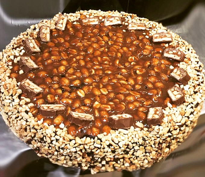 This Snickers cheesecake isn't just dessert &ndash; it's architecture. The kind of sweet engineering that makes you question why you ever wasted stomach space on vegetables.