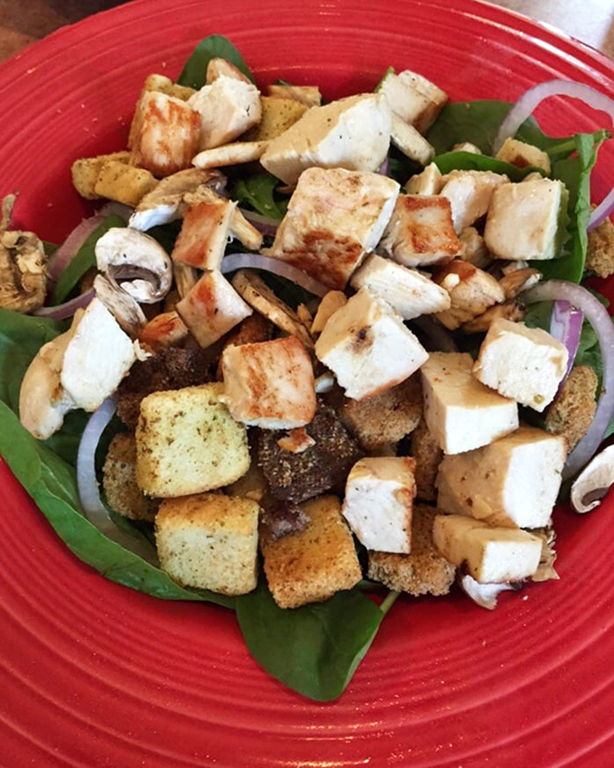 This salad proves eating healthy doesn't mean punishing your taste buds. Fresh ingredients arranged with care&mdash;a garden party on a plate.