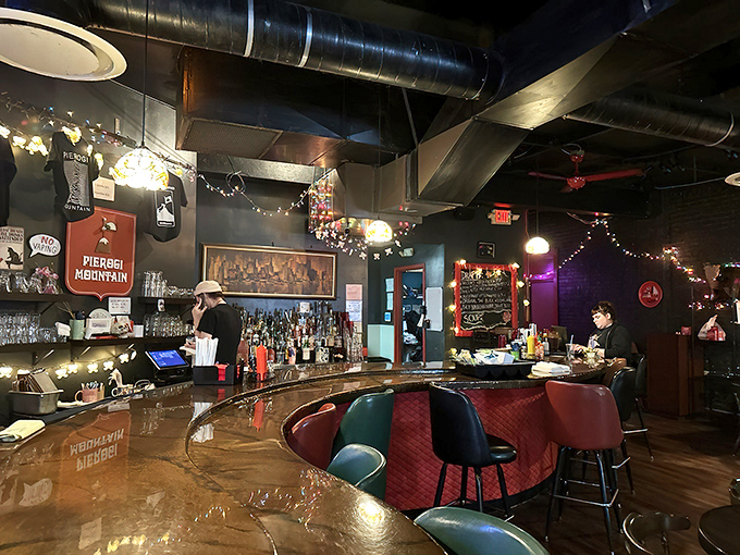 Behind this bar, culinary magic happens without pretension. No white tablecloths required for food that speaks this eloquently.